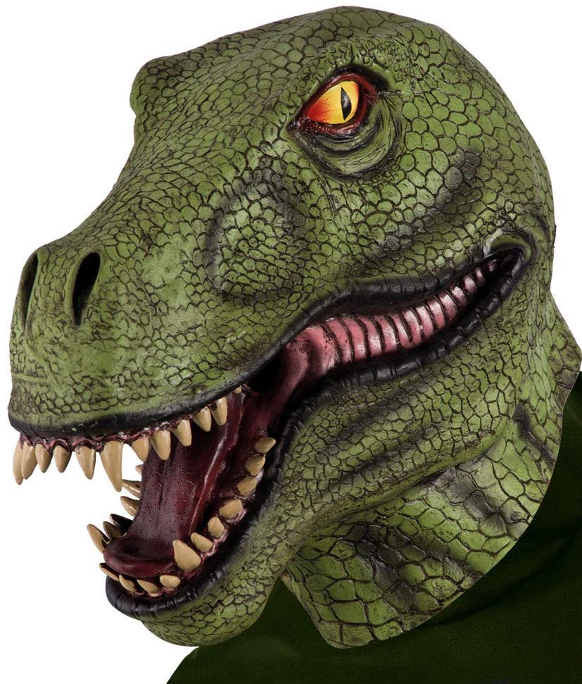 Carnival Toys 1024 Dinosaur Mask Latex Green – TopToy