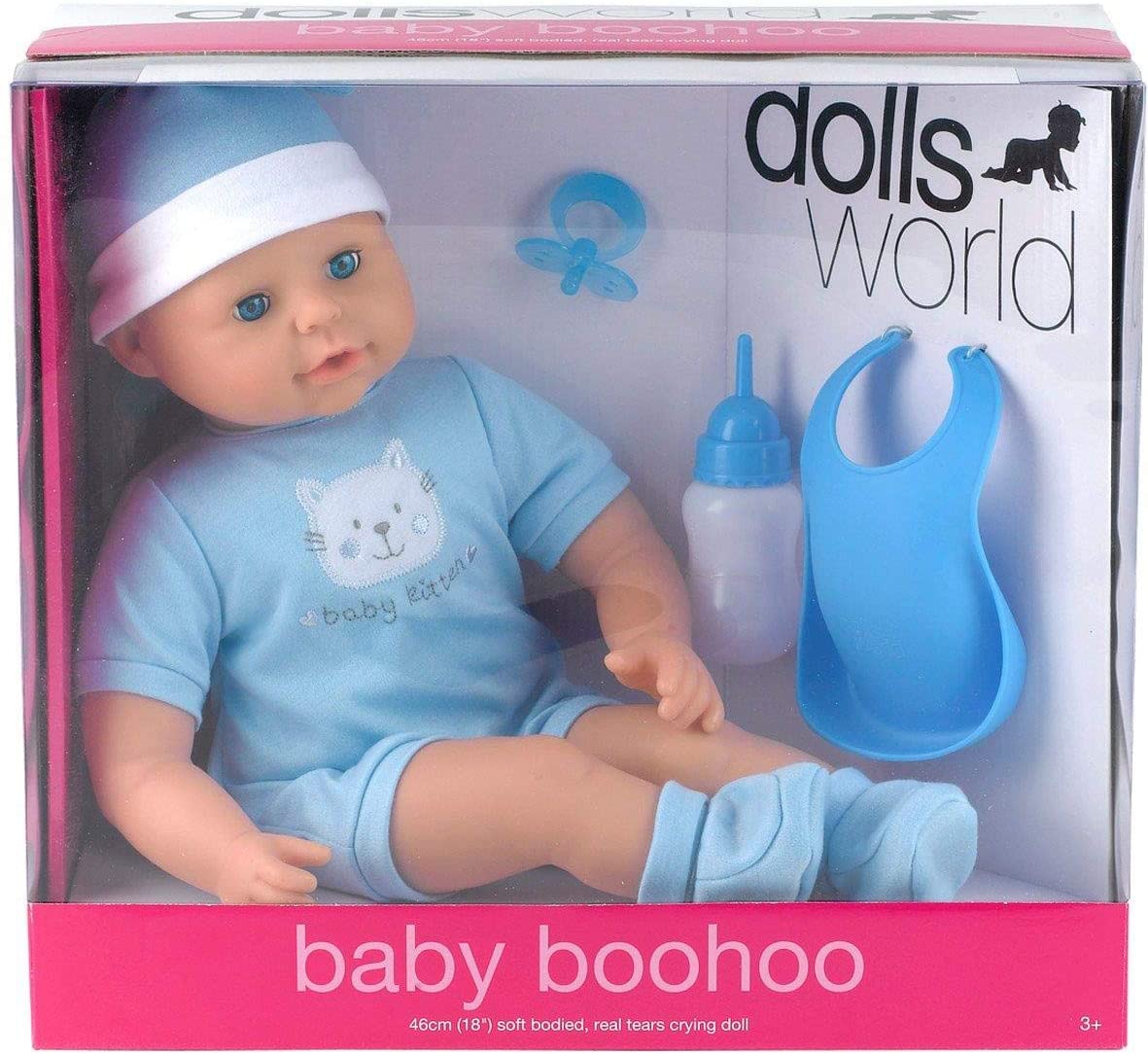Dolls World – 46cm Soft Bodied Baby Boohoo Crying Doll – TopToy
