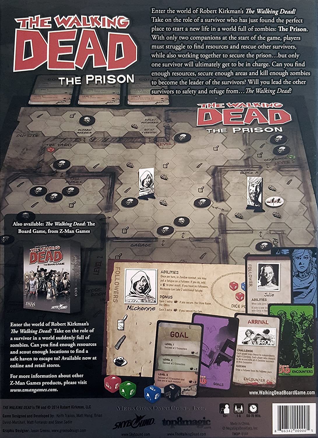 Walking Dead Prison Board Game – TopToy