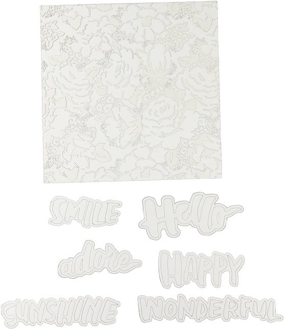 We R Memory Keepers Lifestyle Letterpress Plates-Script – TopToy