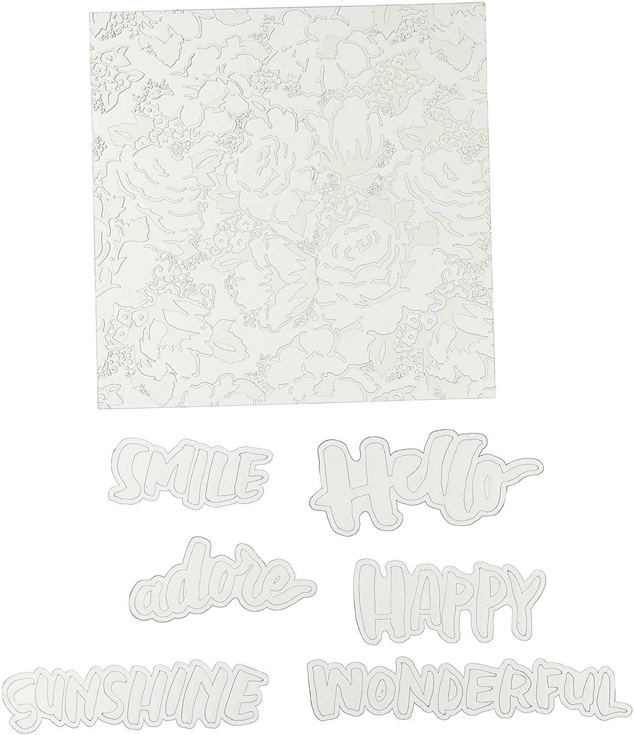 We R Memory Keepers Lifestyle Letterpress Plates-Script – TopToy