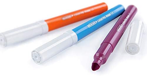 FIBRACOLOR Colorito Maxi Markers Pack of 24 Colours, Coarse Tip, Super ...