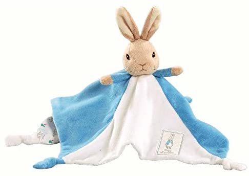 Official Peter Rabbit Comfort Blanket – Beatrix Potter Soft Toy for ...