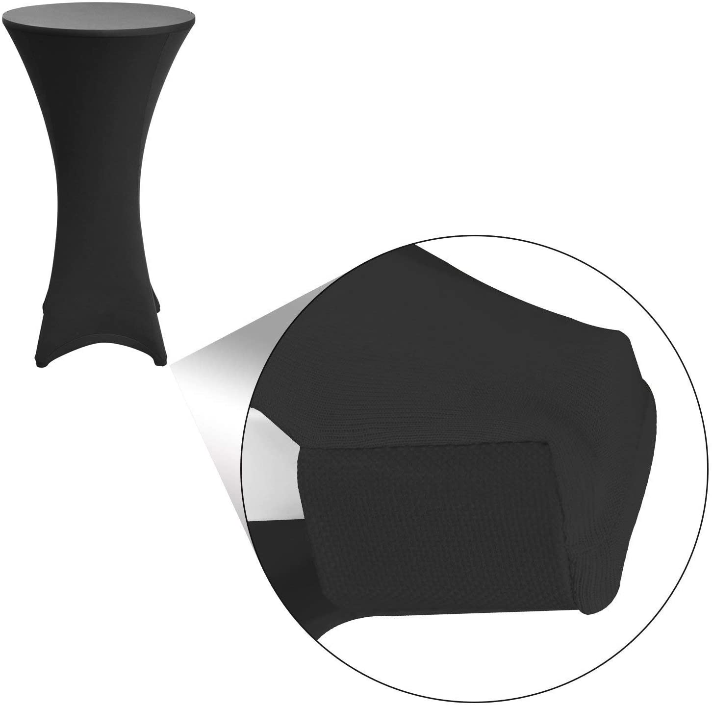 Beautissu Stretch Cover Stella Spandex Poseur Table Cocktail Tablecloth ...