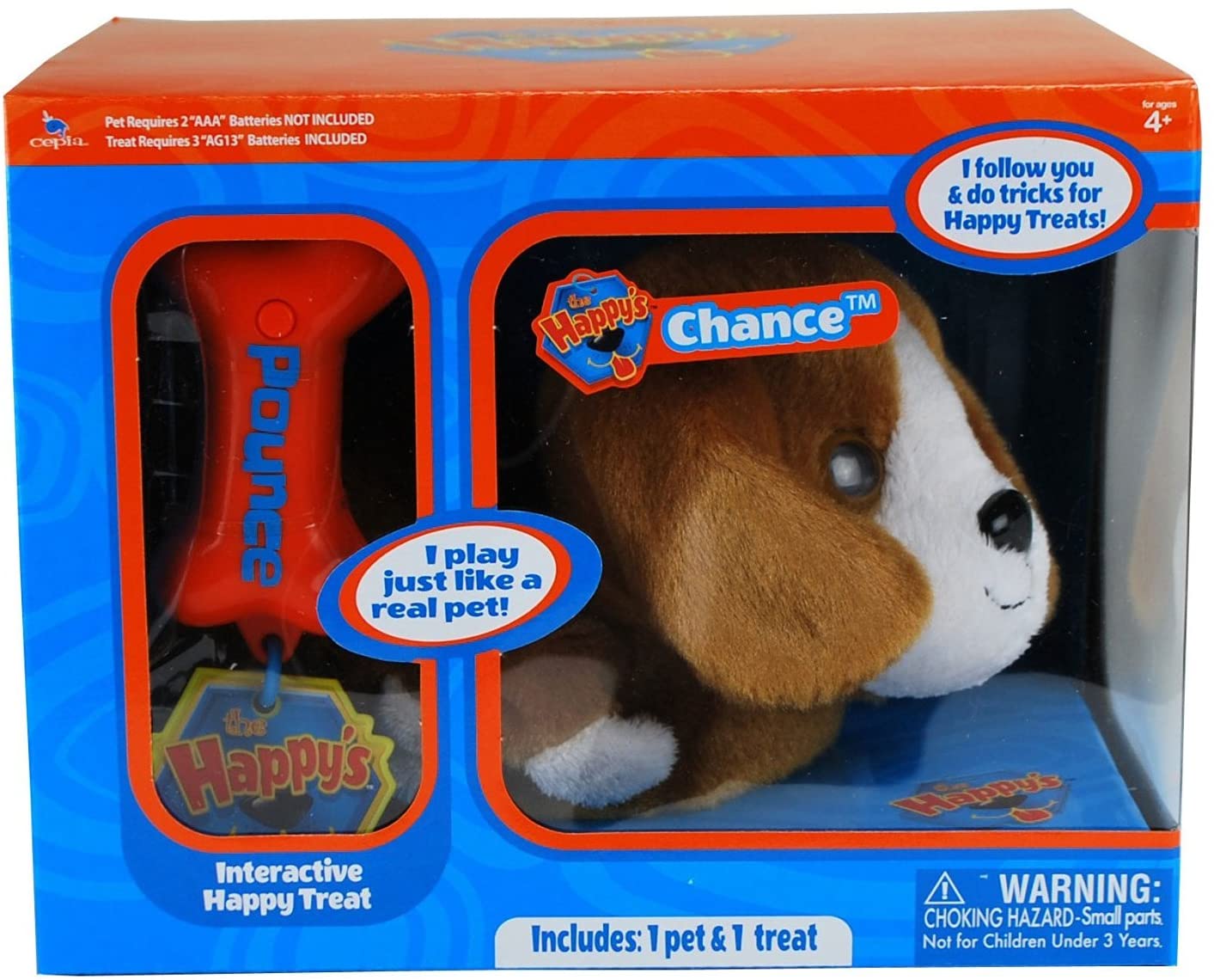 Happys Pets Chance The Dog Electronic Interactive Pet Toy With Happy ...