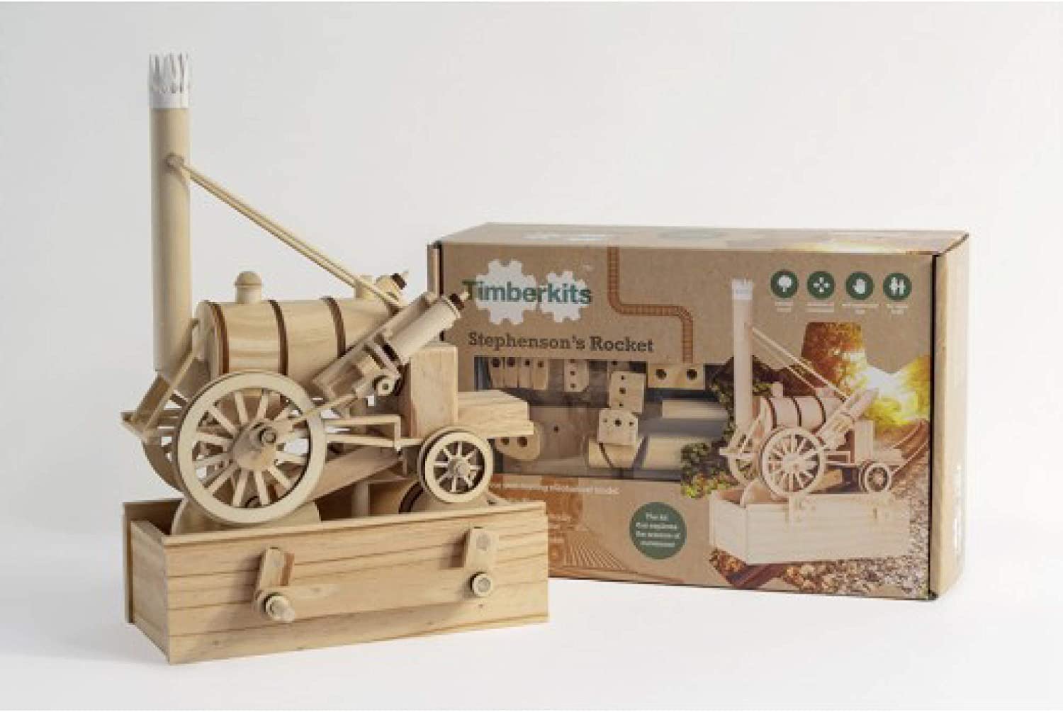 Timberkits Stephensons Rocket Model – TopToy