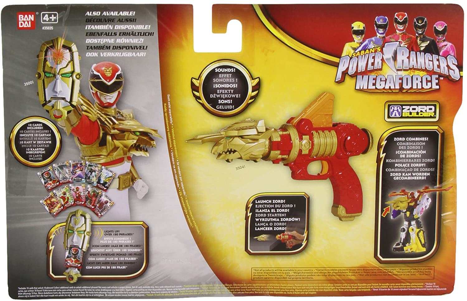 Power Rangers Megaforce Red Robo Blaster – TopToy