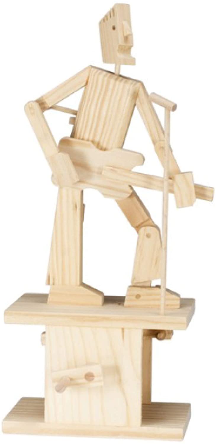 TIMBERKITS Musician Guitarist Mechanical Wooden Puzzle-Model ...