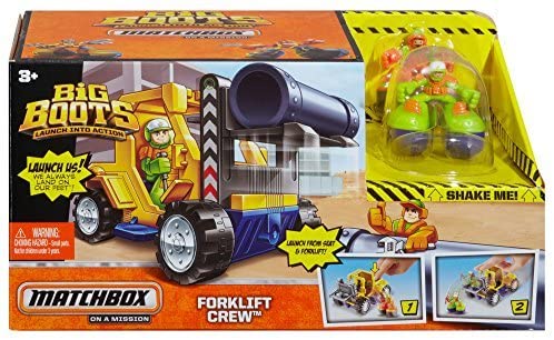 Matchbox Big Boots Forklift Crew Vehicle by Mattel – TopToy