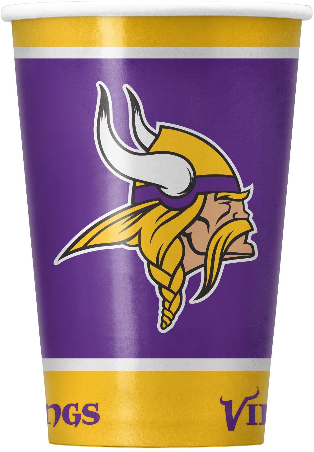 NFL Minnesota Vikings Disposable Paper Cups, Pack of 20 – TopToy