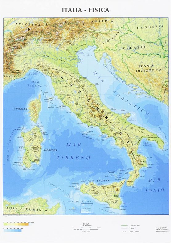 CWR cf10 A4 Map of Italy – TopToy