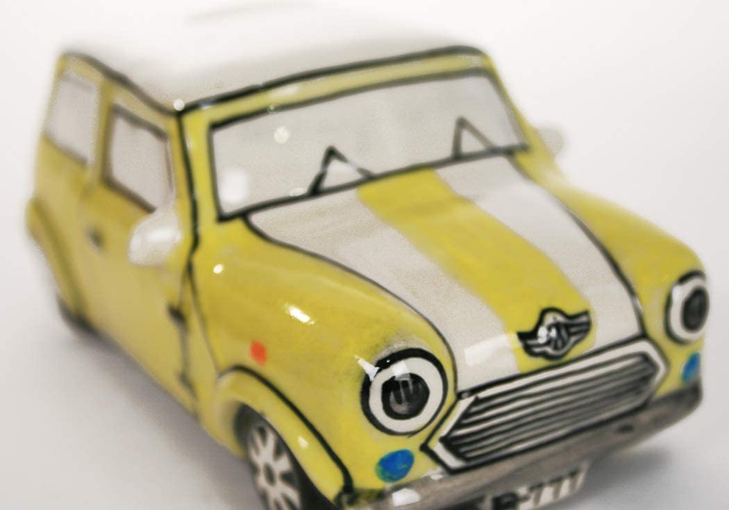 Life Arts Funky Mini Cooper Yellow Money Pot – TopToy