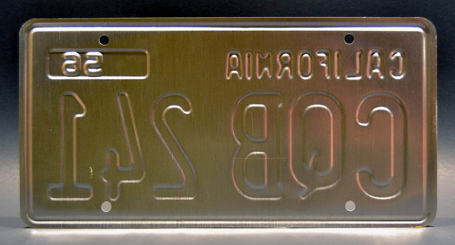 Celebrity Machines Christine | CQB 241 | Metal Stamped License Plate ...