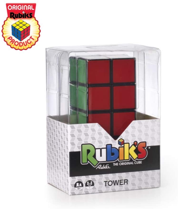 Rubik’s Tower | 2x2x4 Complex Colour-Matching Puzzle, Travel Sized ...