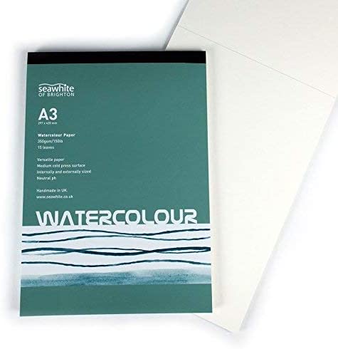 A3 Pad for Watercolours and all Wet Media – 15 Sheets – 350gsm ...
