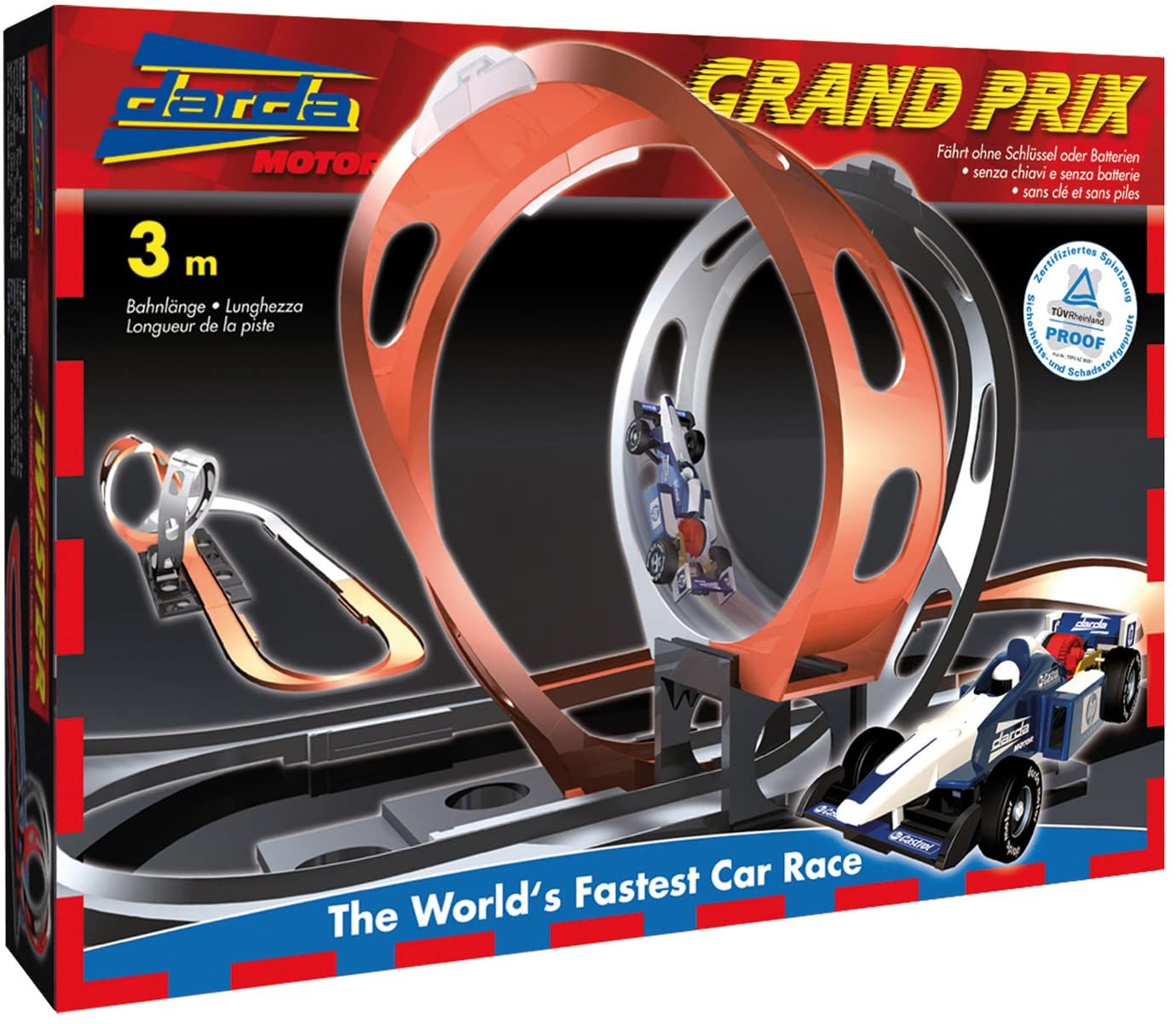SIMM Spielwaren Darda 50108 – Race Track Grand Prix, Including Blue ...