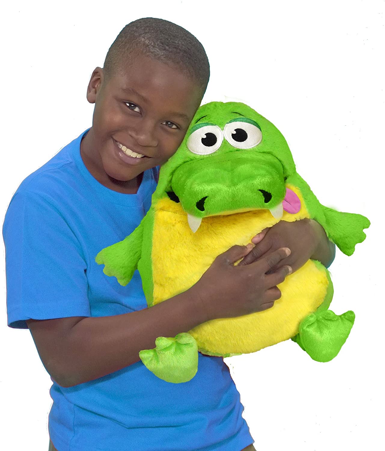 Tummy Stuffers Green Gator Plush Toy – TopToy