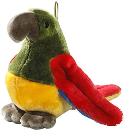 Parrot yellow-red, 9 inches, 24cm, Plush Toy, Soft Toy 2998 – TopToy