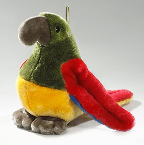 Parrot yellow-red, 9 inches, 24cm, Plush Toy, Soft Toy 2998 – TopToy
