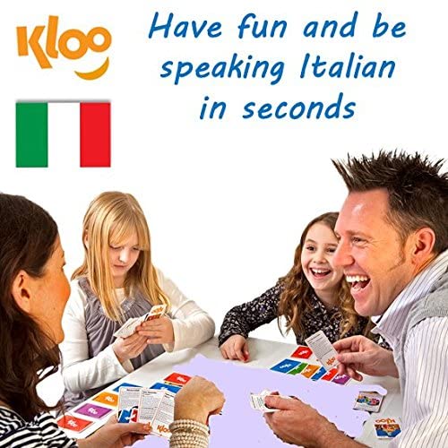 KLOO Learn Italian Card Games Pack 1 (Decks 1 & 2) Theme “People ...