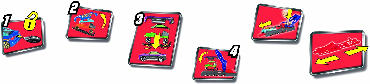 Majorette 212050106 – Klikcarz N Double Track Race Set, Train with ...