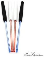 Mister Babache Aluminium Flex Chopsticks for Diabolo, 0150, Black/Red – TopToy