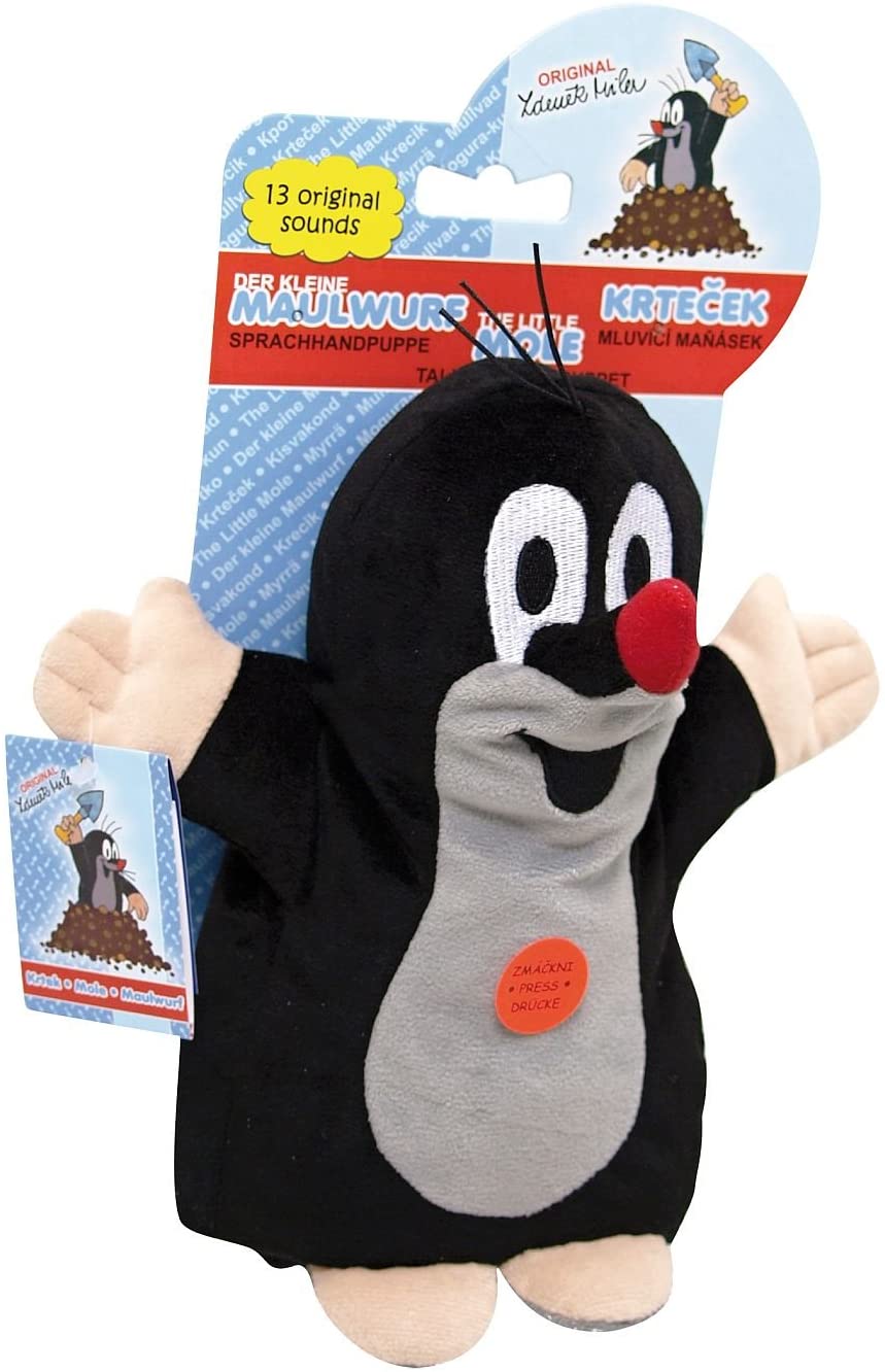 Edition Aötsch 20904 Hand Puppet Mole with Sound, 20 cm – TopToy