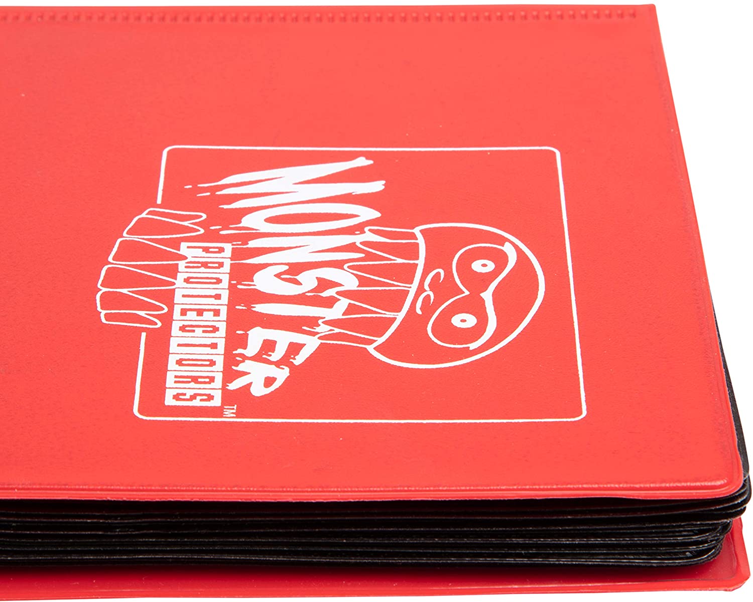 Monster Binder – 4 Pocket Trading Card Album – Matte Red (Anti-theft ...