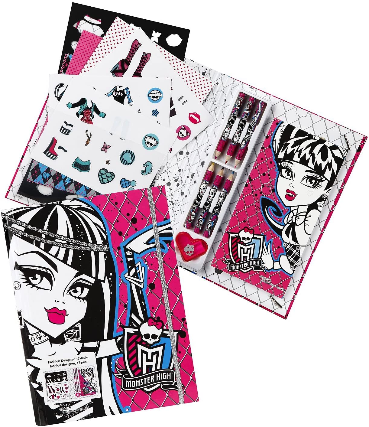 Monster High MHF12224 – Fashion Designer (17 Pieces) – TopToy