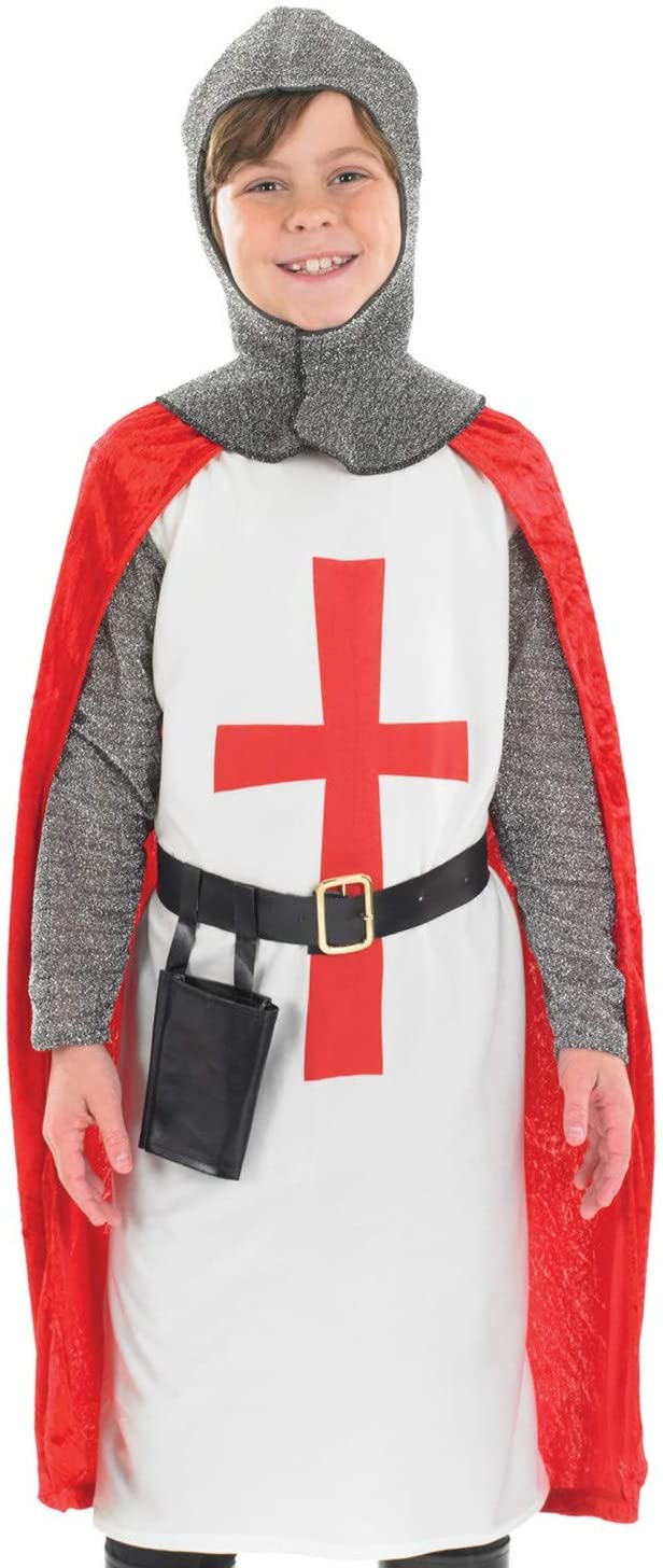 Fun Shack Kids Crusader Knight Boys Costume Chainmail Medieval Armour ...