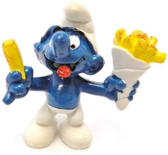 20131 – French Fries Smurf from the Smurfs by Peyo Schleich Vintage ...