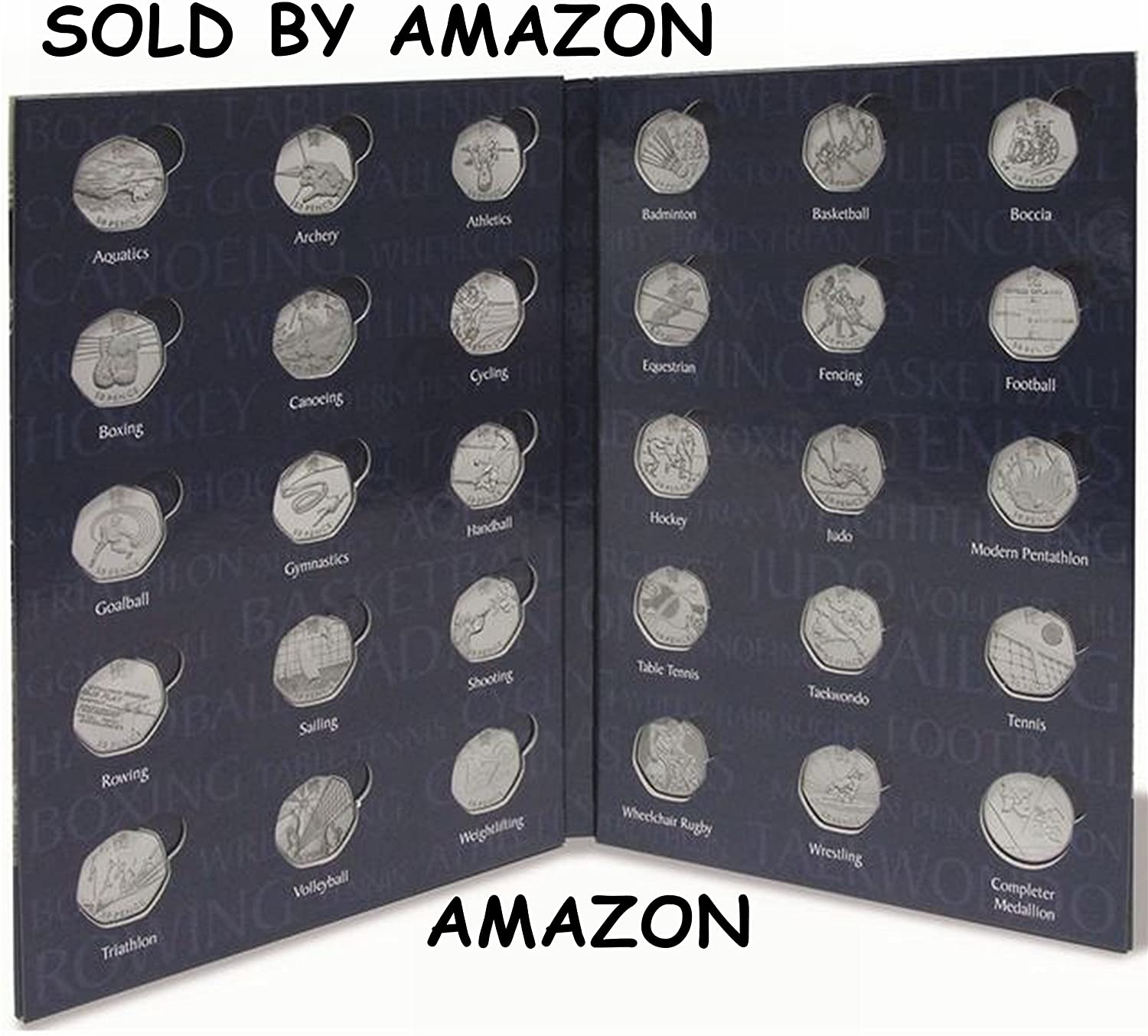 2012 London Olympic 50p Collectors Coin Album/Folder for 29 Coins ...