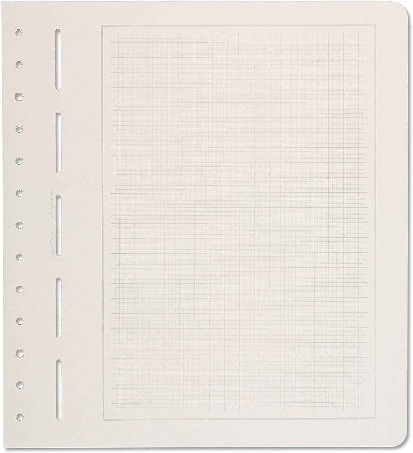 Leuchtturm1917 LIGHTHOUSE Blank album pages PRIMUS A, light grey with ...