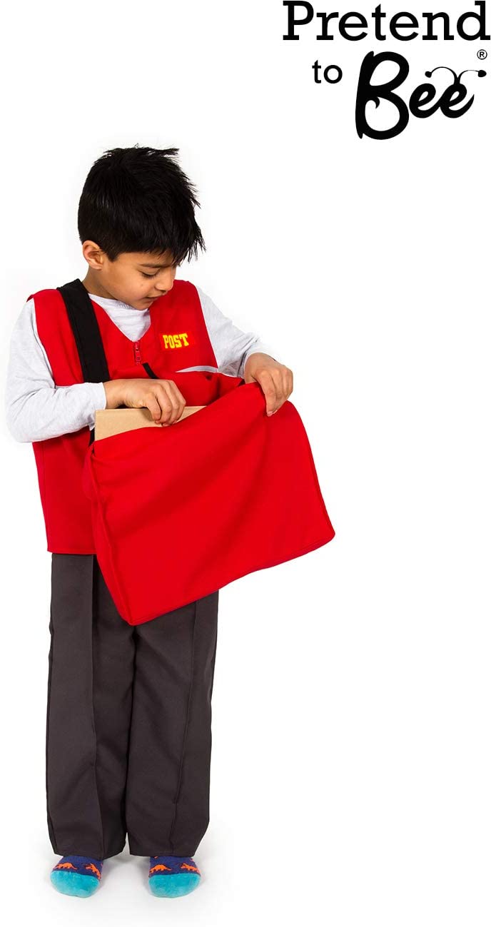 Postal Worker Fancy Dress Kids Costume, 3-5 Years Dress Up Unisex, High ...