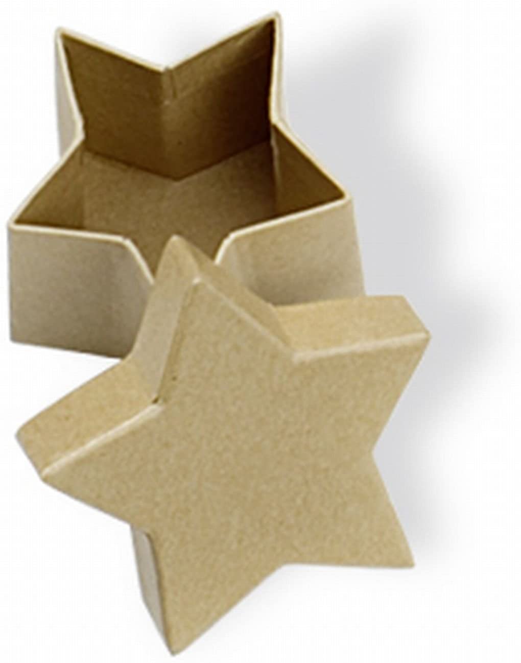 Folia 32510 Natural – Christmas Stars, Pack of 25 Cardboard Boxes – TopToy