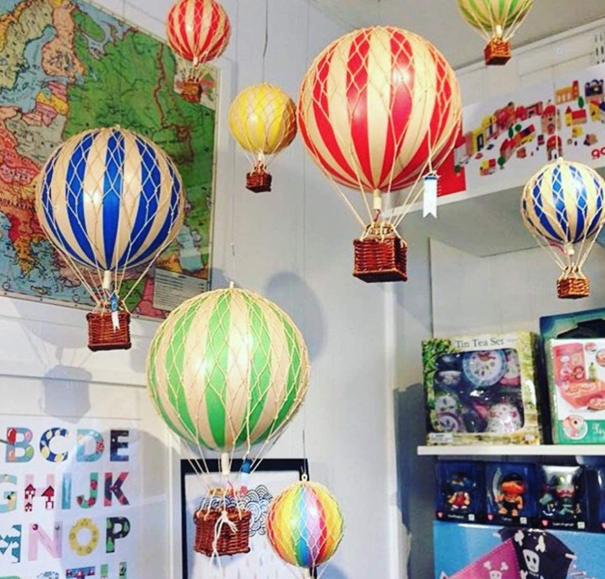 Authentic Models “Floating The Skies” Replica Hot Air Balloon in True ...