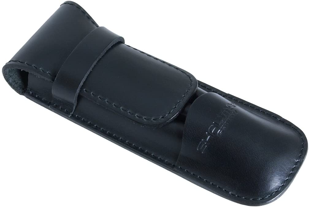 Shalimar – Etui à Stylo Trio pour 3 stylos – Cuir de Seller – Noir – TopToy
