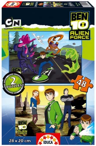 Jigsaw Puzzles – 48 pieces each – 2 in 1 – Ben 10 Alien Force – TopToy