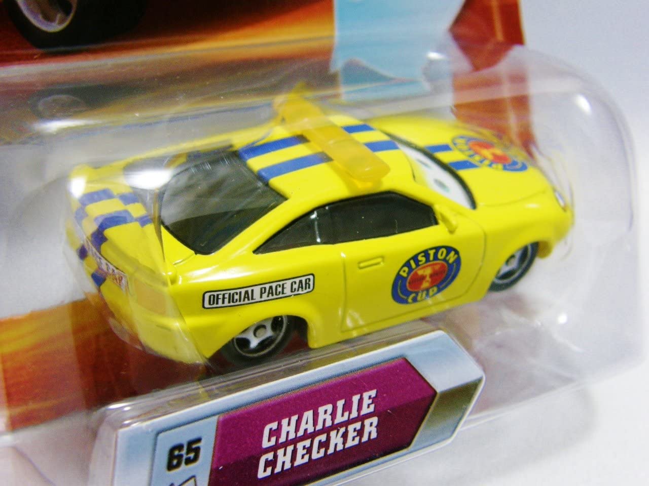 Disney Pixar Cars Lenticular Eyes – Charlie Checker No.65 – TopToy