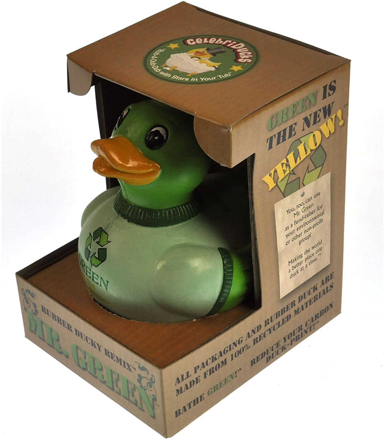 Animal World – Mr. Green Recycled Rubber Duck – TopToy