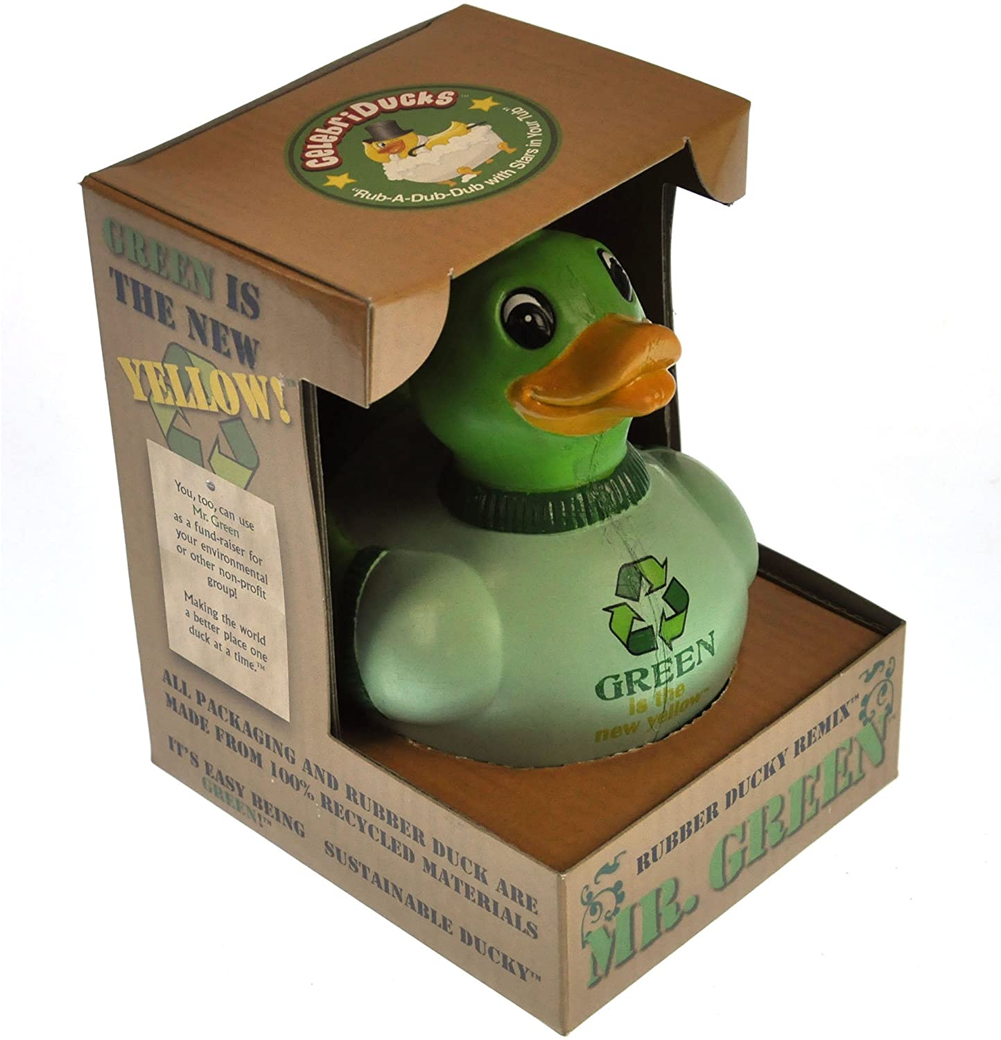 Animal World – Mr. Green Recycled Rubber Duck – TopToy