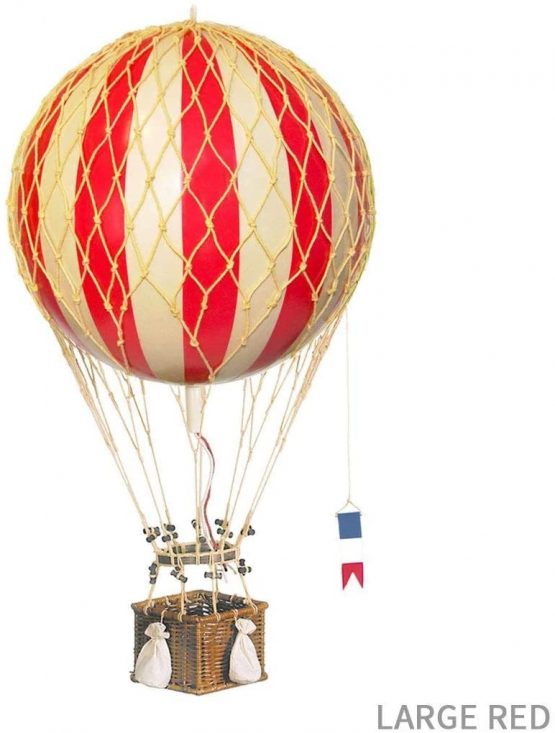 Authentic Models Replica Hot Air Balloon Royal Aero, True Red – TopToy