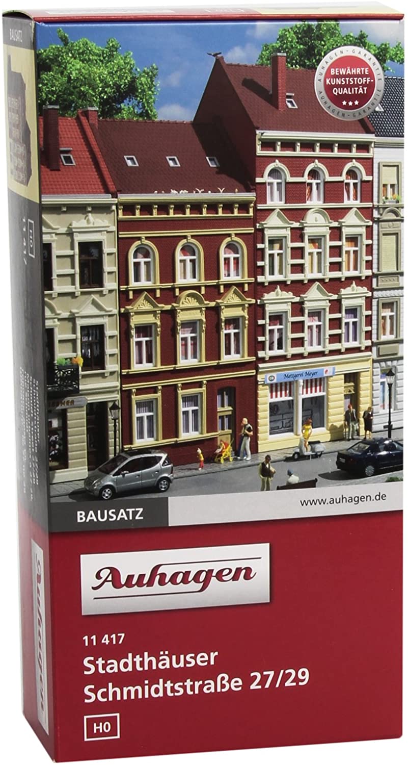 Auhagen 11417 “Townhouses Schmidtstrabe 27/29” Modelling Kit – TopToy