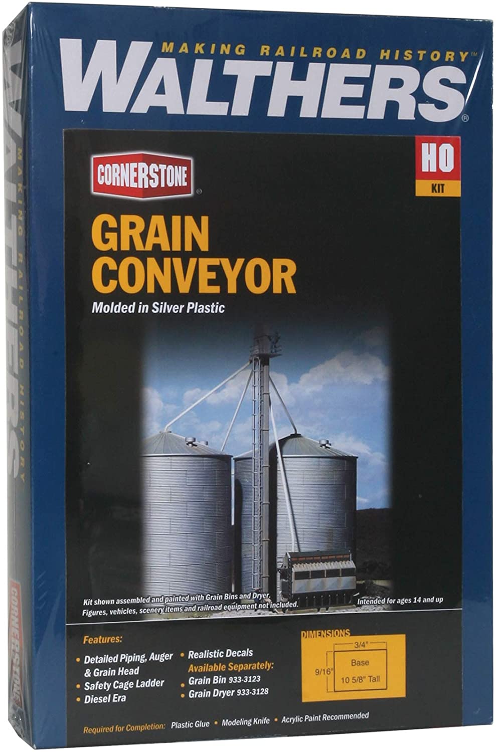 Walthers Cornerstone HO Scale Grain Conveyor Kit – TopToy