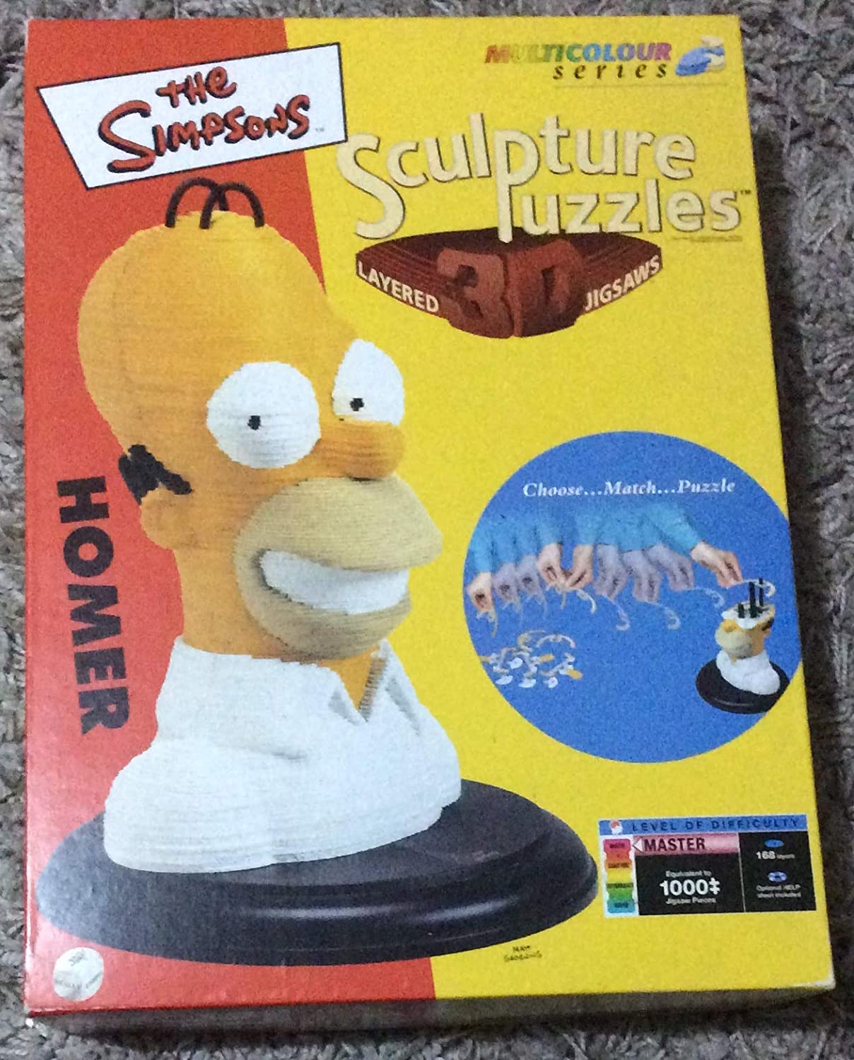Sculpture Puzzle Homer Simpson – TopToy
