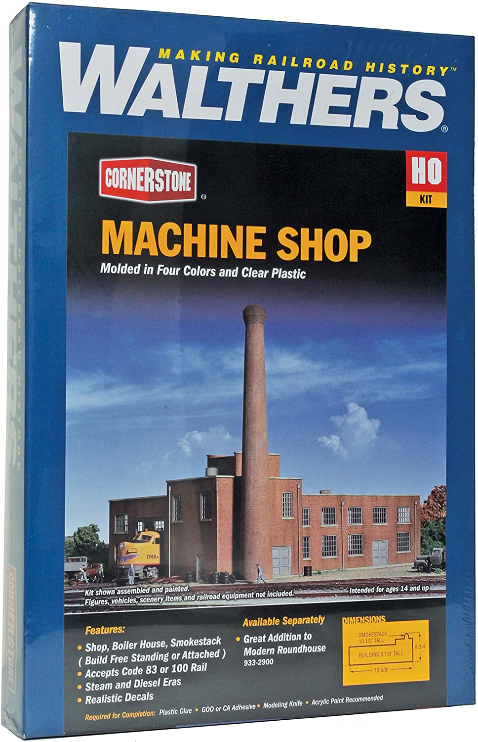 Walthers Cornerstone Series Kit HO Scale Machine Shop – TopToy