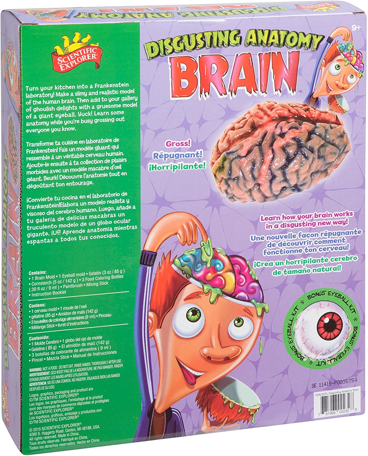 Scientific Explorer Disgusting Anatomy Brain – TopToy