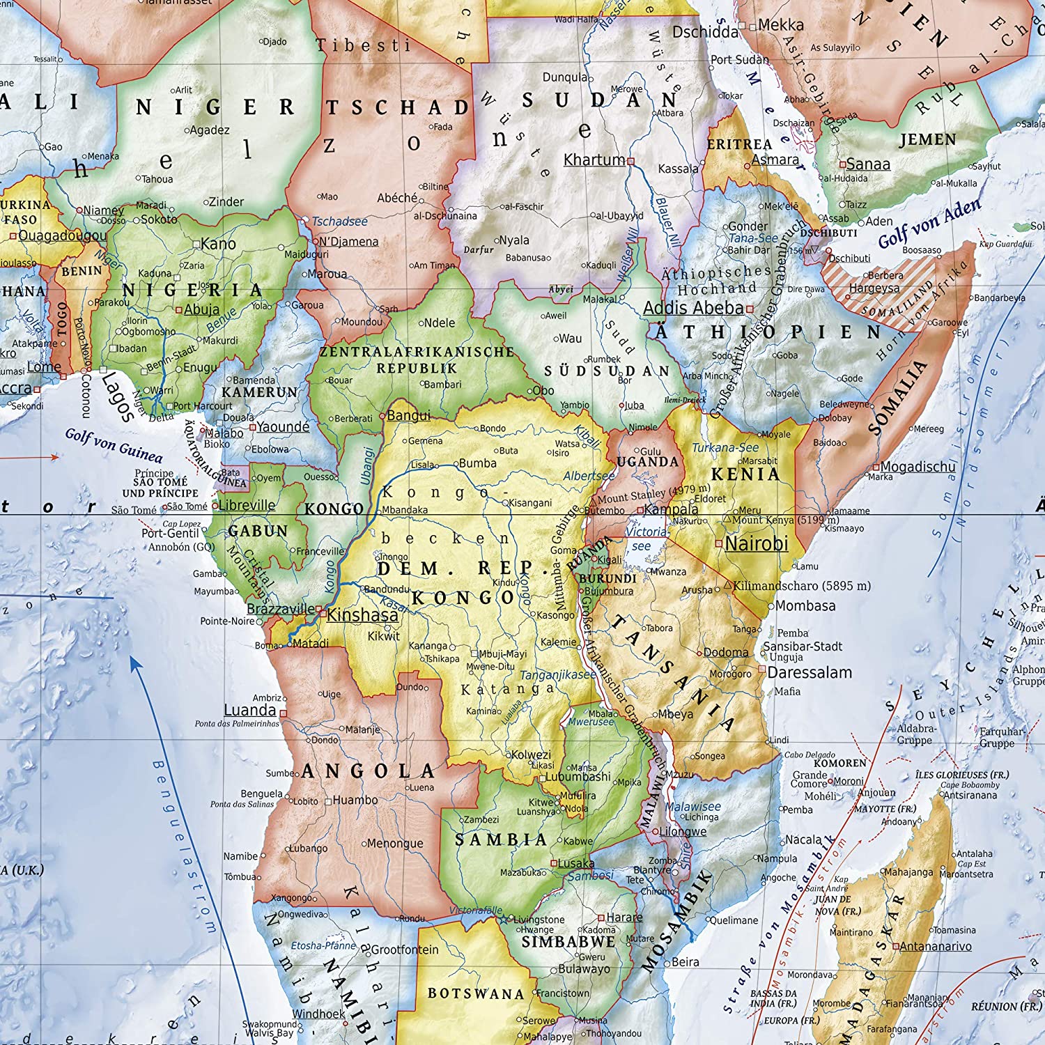 Political World Map (German Language) – TopToy