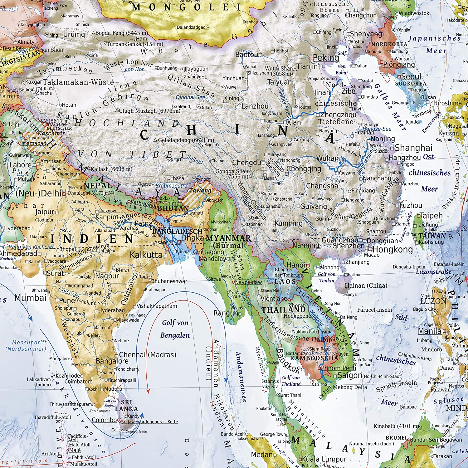 Political World Map (German Language) – TopToy