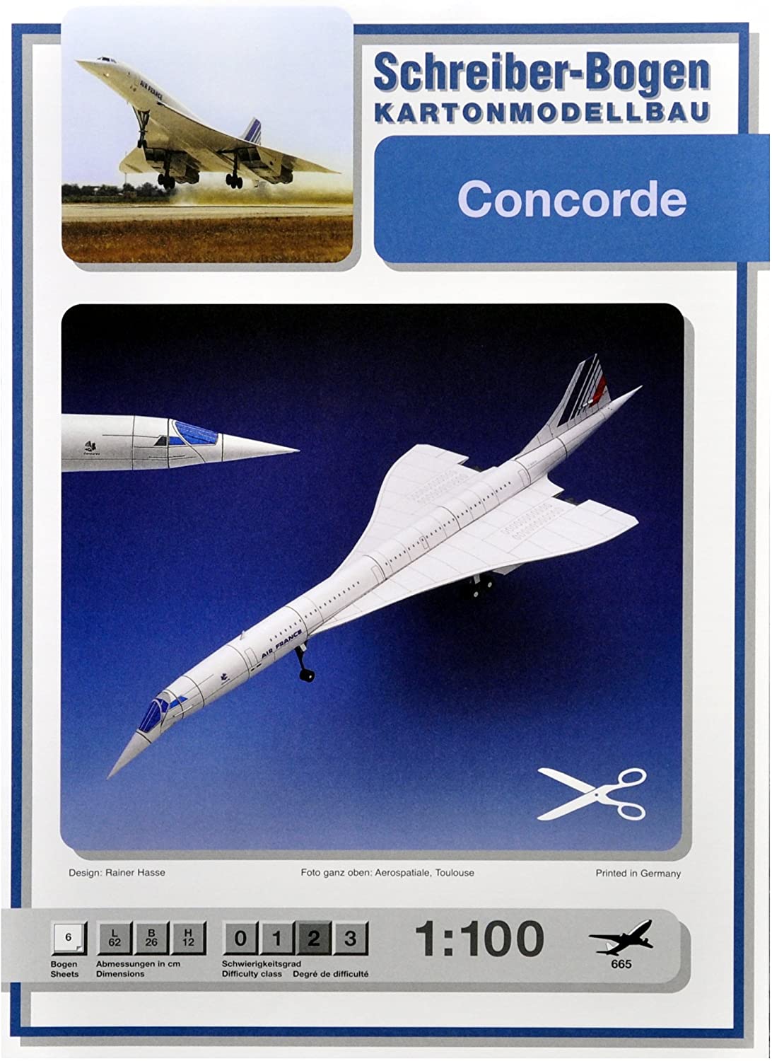 Aue-Verlag Concorde Aircraft Model Kit – TopToy